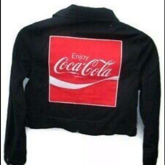 Coca Cola | Jackets & Coats | Coca Cola Cropped Jacket | Poshmark